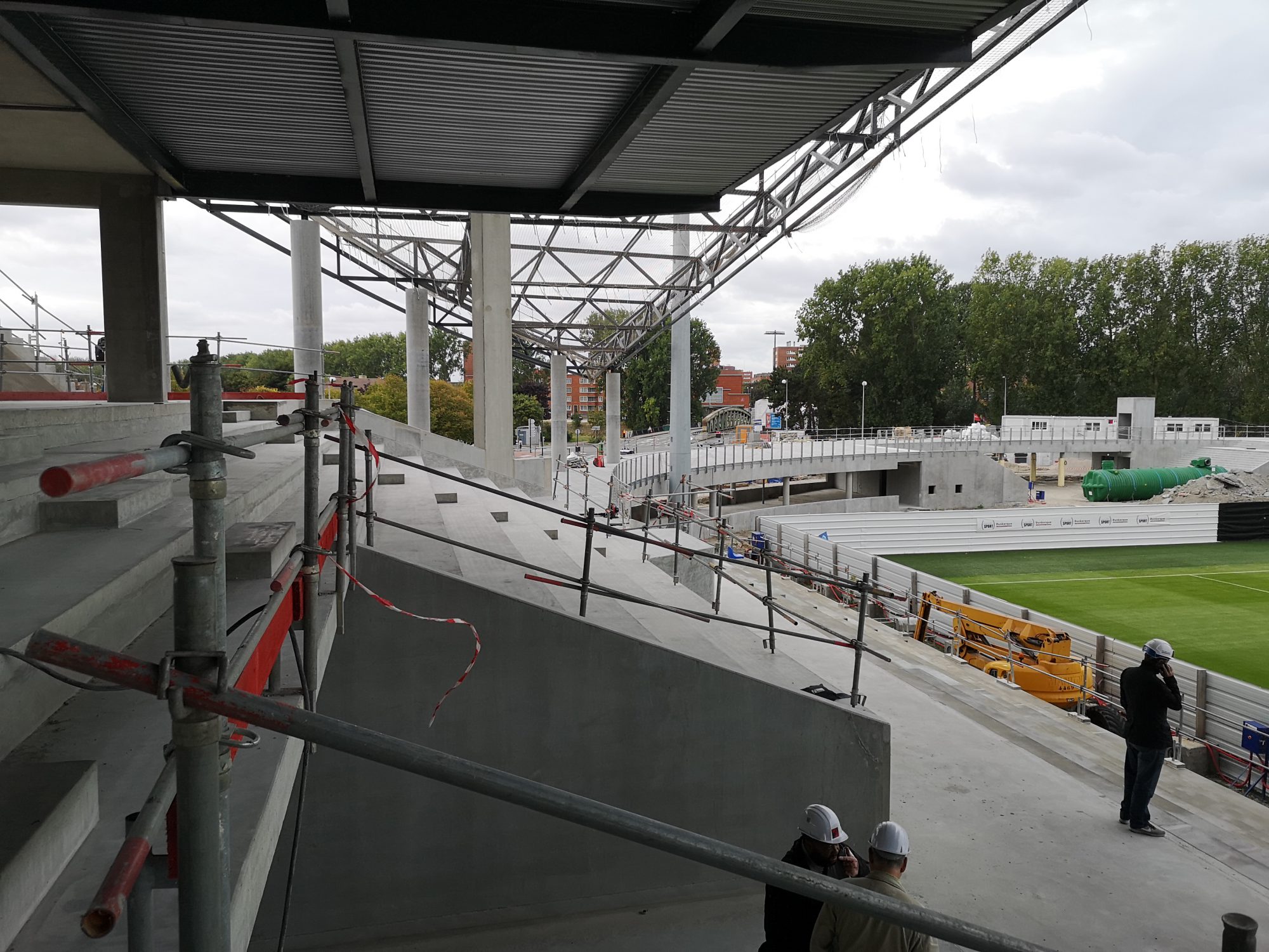 Le point sur les travaux du stade Tribut - USL Dunkerque