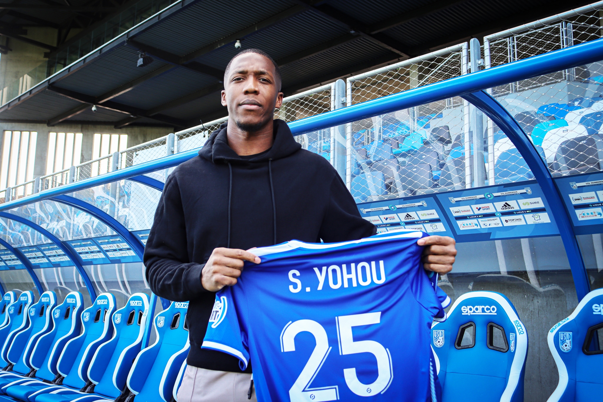 Samuel Yohou fait son arrivée à l’USL Dunkerque - USL Dunkerque