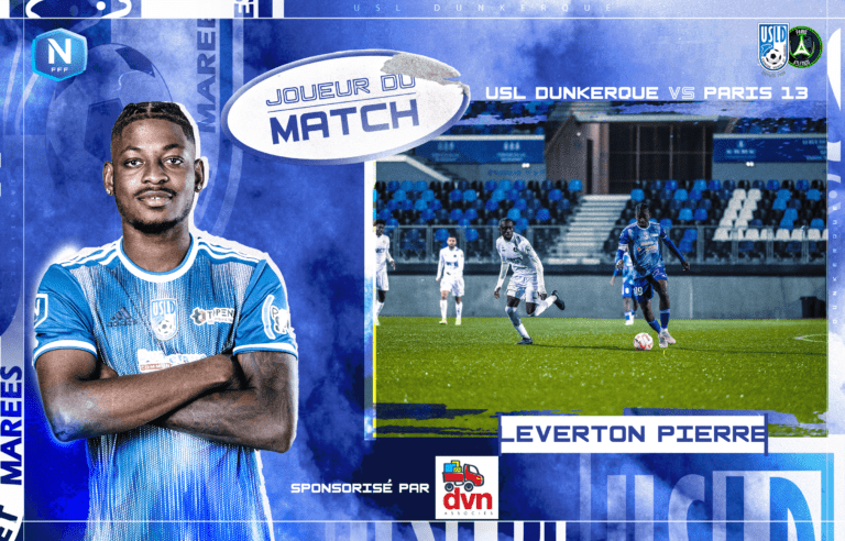 #USLDP13A Leverton PIERRE est élu joueur du match contre Paris 13 ...
